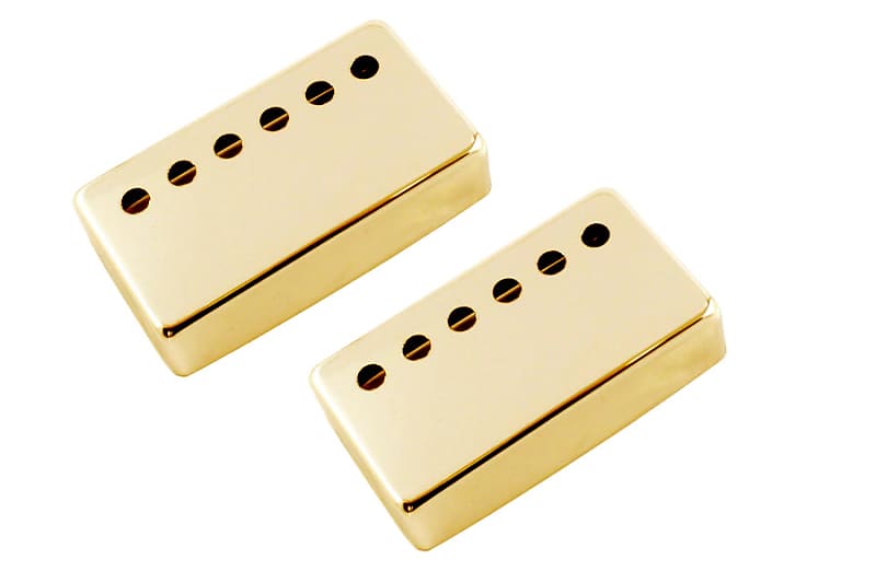 Humbucking Pickup Cover Set 53mm Gold | Reverb