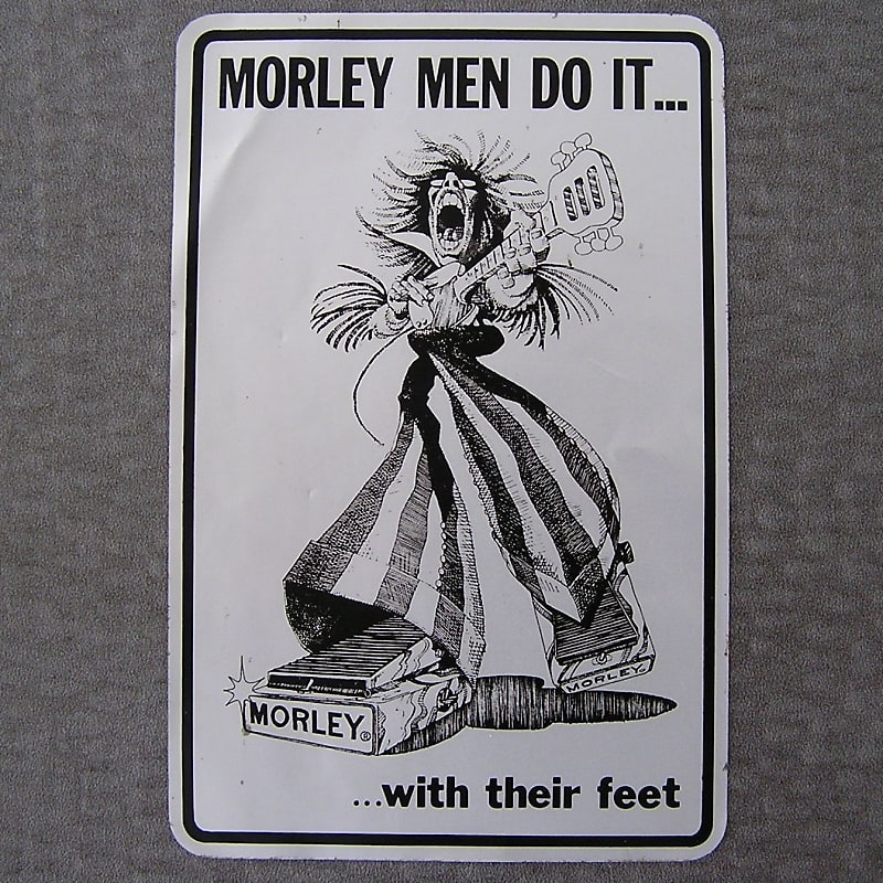 Never Used! Vintage 1970's Morley Pedal "Morley Men Do It | Reverb