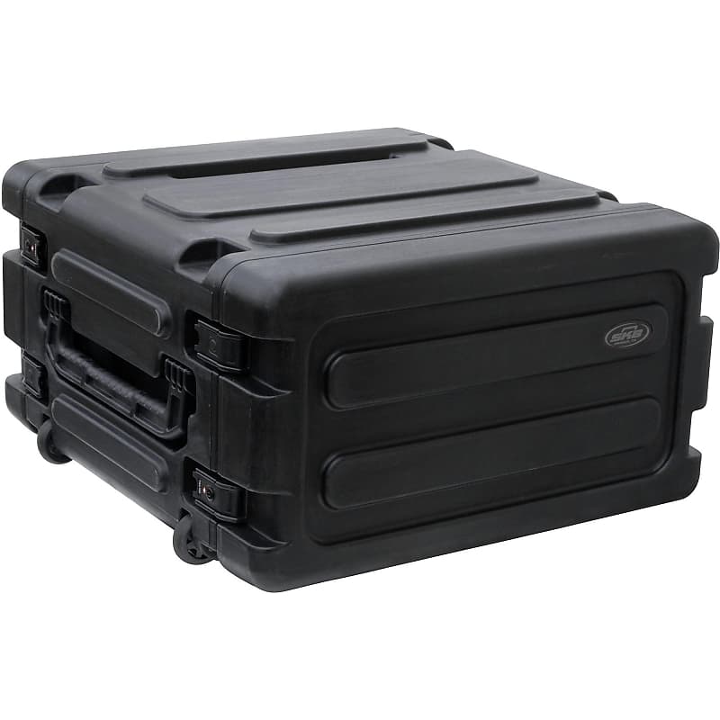 SKB rSeries 4U 20-inch Deep Rolling Shock Rack with Wheels | Reverb