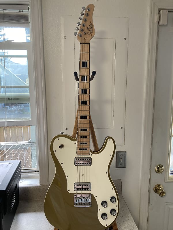 Schecter DIAMOND SERIES PROTOTYPE PT Fastback Gold Top/maple | Reverb