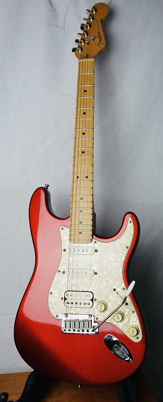 Fender Stratocaster Lone Star 50th Anniversary 1996 - Red | Reverb UK