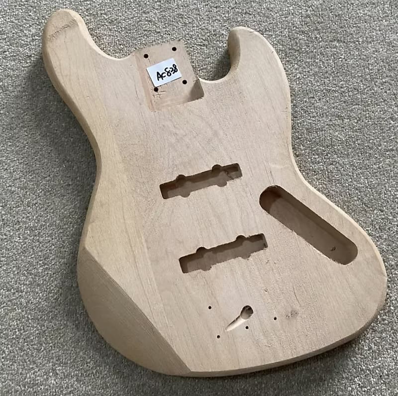 Unfinished Basswood 4 String Jazz Bass Style Body | Reverb UK