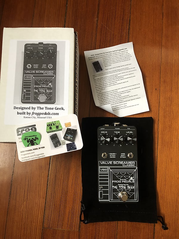 Frog Pedals/Tone Geek VS10 Valve Screamer 2021 Black | Reverb
