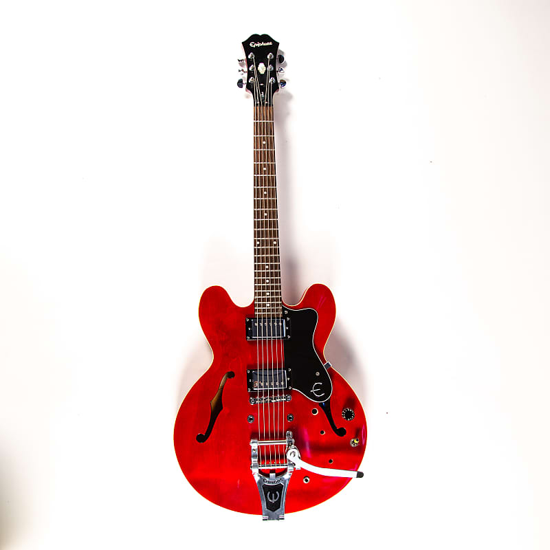 Epiphone Dot Cherry Red Electric Guitar Owned by Sonic | Reverb Canada