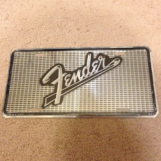 Fender License Plate NEW | Reverb