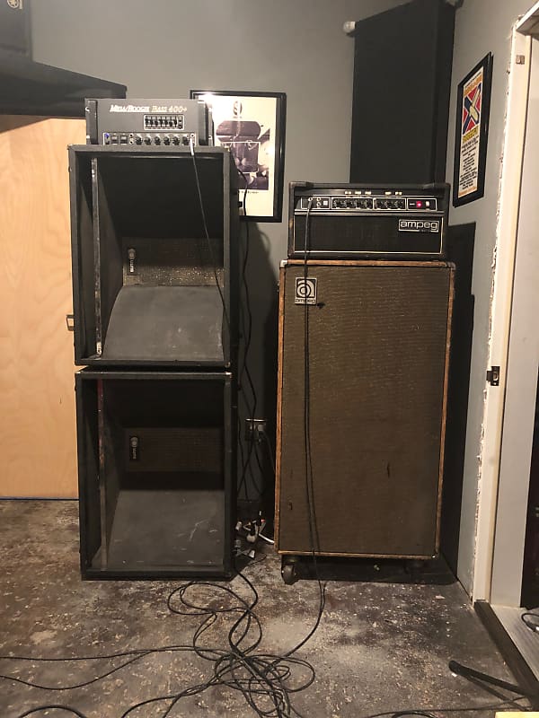 Two, Sunn 115 SR / Bass Bin cabinets 1970's | Reverb