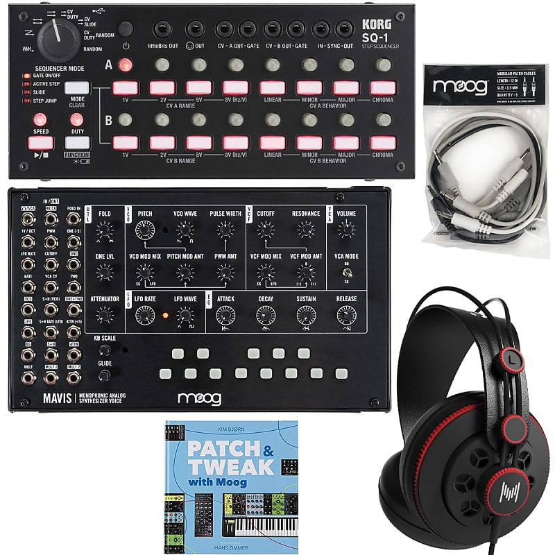 Moog Mavis Build-It-Yourself Analog Synthesizer Kit w/ Korg | Reverb