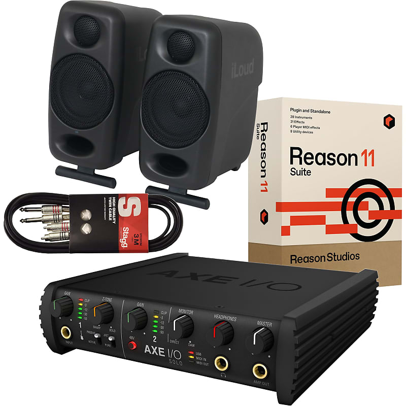 IK Multimedia AXE I/O SOLO Producer Bundle with Propellerhead | Reverb