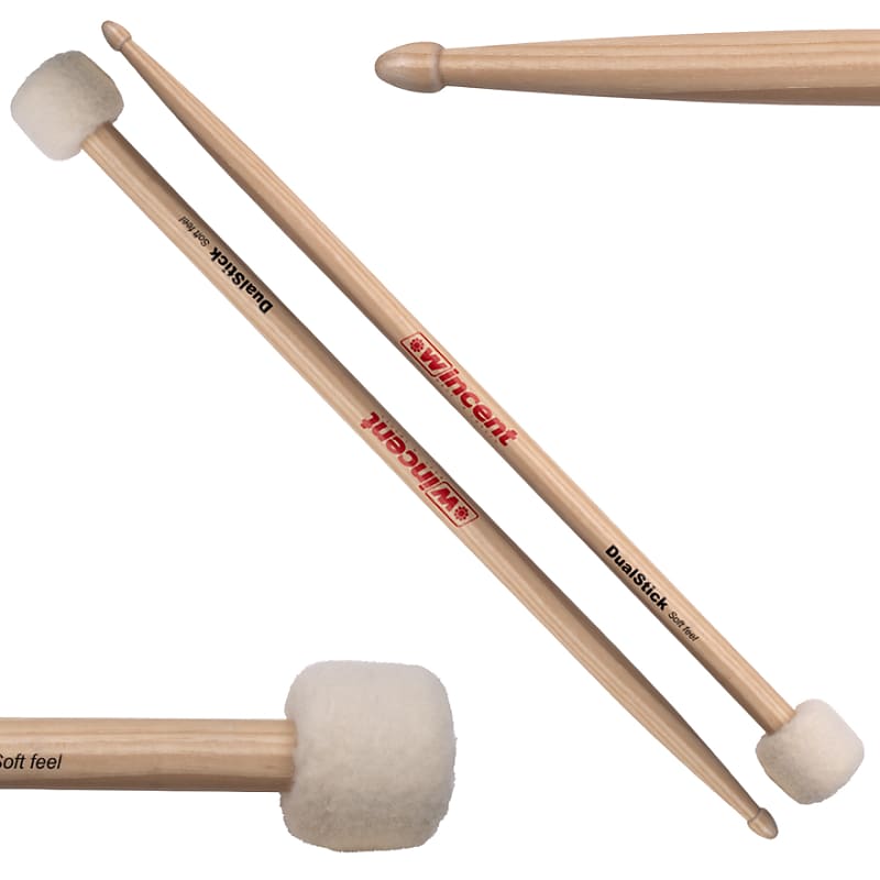 Wincent WDS Dual Stick - Combination Cymbal Mallet and | Reverb
