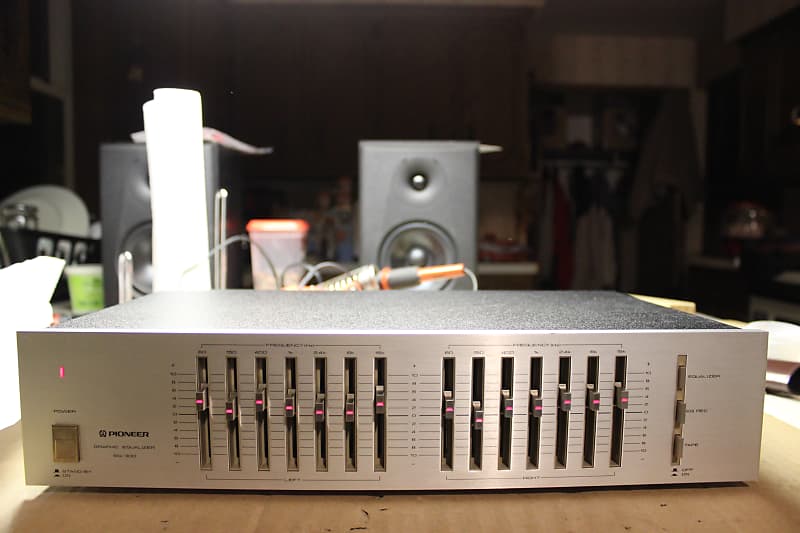 Restored Pioneer SG-300 7 band Graphic Equalizer (2) | Reverb