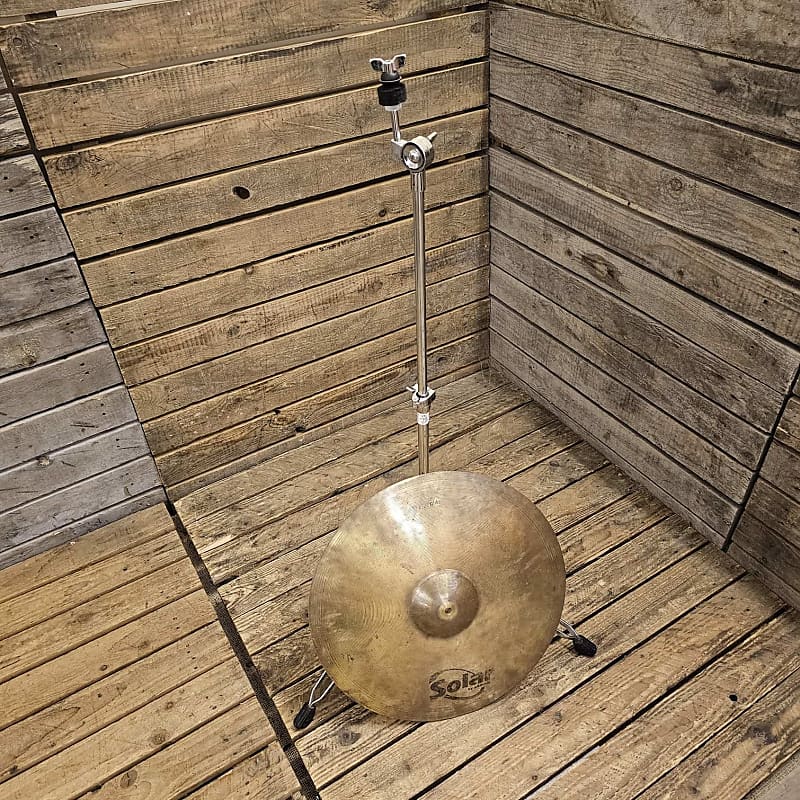 Ride Cymbal 20" Sabian Solar With Gibraltar Stand USED! | Reverb UK