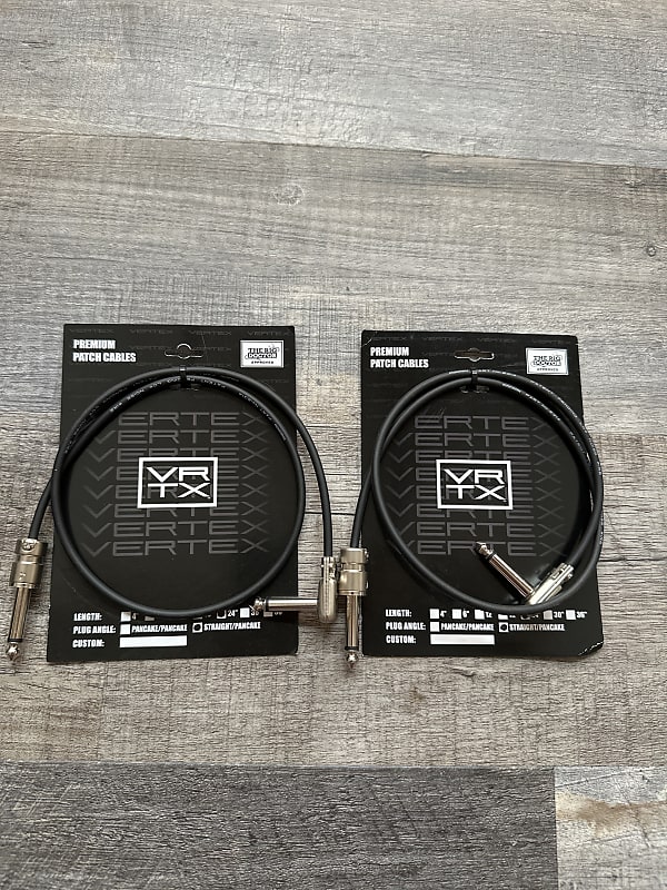 Vertex Premium Patch Cables 24” RT-ST 2025 | Reverb