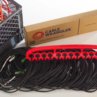 The Cable Wrangler – Versatile Cable Management Tool - Black | Reverb