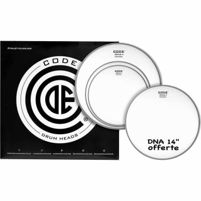 Code Drumheads TPDNACLRS TOM PACK DNA CLEAR | Reverb Deutschland