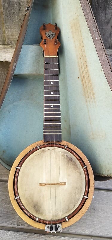 Vintage Keech Banjolele Banjo Ukulele Made in UK + CASE | Reverb