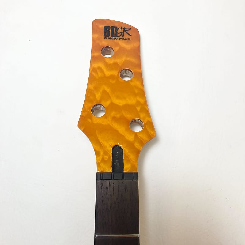 Ibanez Replacement Bass Neck - SRA500 - Amber - 2010-2011 | Reverb