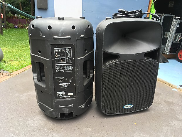 Samson Auro 15inch D415 pair (2 speakers) powered with on | Reverb