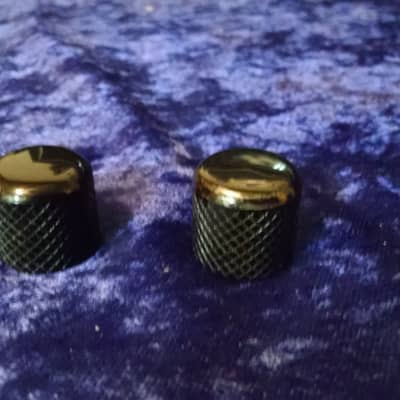 1990s Ibanez Cosmo Black Dome Knobs w/set screw MIJ | Reverb