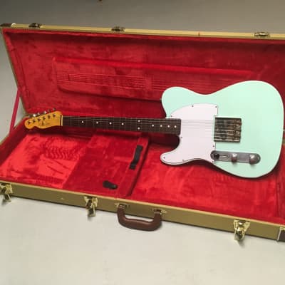 MJT Custom Relic Esquire Telecaster - Left Handed - Surf | Reverb