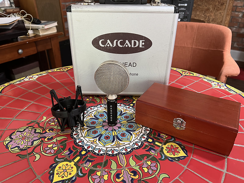 Cascade FatHead Ribbon Mic Fat Head w/case / shock | Reverb UK