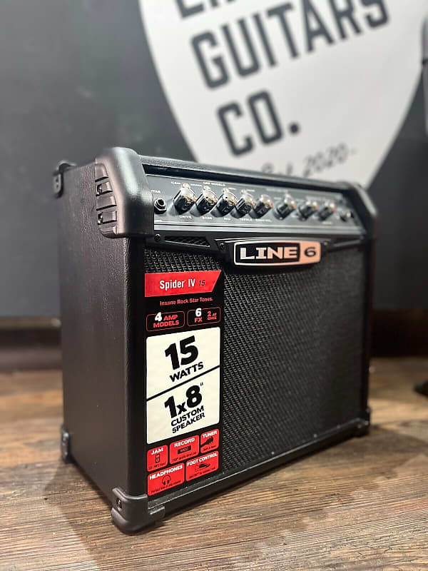 Line 6 Spider IV 15W Electric Guitar Amplifier | Reverb