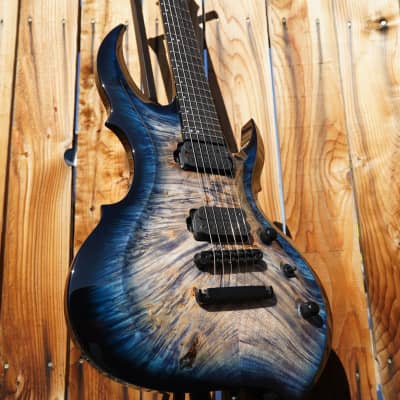 ESP LTD Original FRX CTM NT - Blue Black Burst 6-String | Reverb