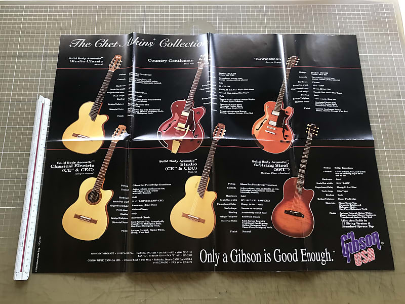 Gibson Póster 1993 | Reverb