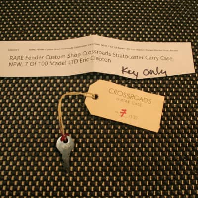 Fender Custom Shop Eric Clapton Crossroads Strat Key | Reverb