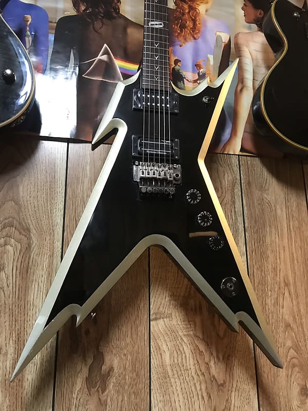 Dean Dime Razorback Silverblast | Reverb