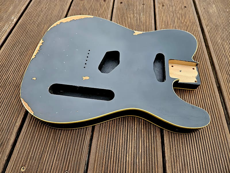 Relic Telecaster Nitro Black Alder + Free shipping | Reverb