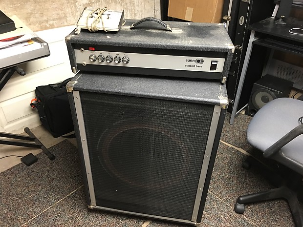 Sunn Concert Bass 1973 Silver Face | Reverb
