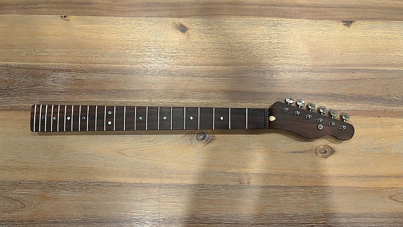 Solid Indian Rosewood Telecaster neck 22 frets | Reverb