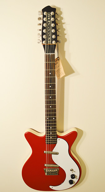 Red Danelectro 12 String Reverb