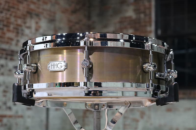 HHG Drums World's heaviest cast bronze snare drum 1" THICK | Reverb