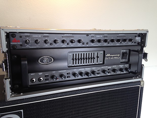 Ampeg Bass Rig (SVT-4 Pro head, 8X10 Classic Cab, DBX 266XL | Reverb