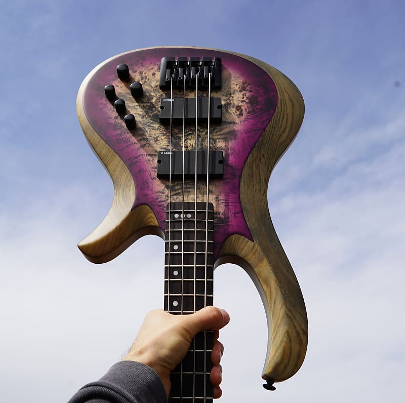 Schecter DIAMOND SERIES Riot-4 - Aurora Burst 4-String | Reverb