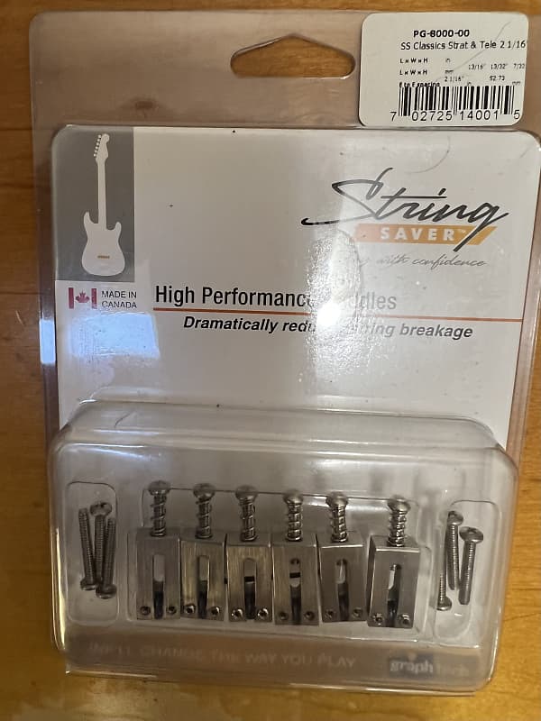 Graph Tech SS Classic Saddles for Strat or Tele 2018 - | Reverb