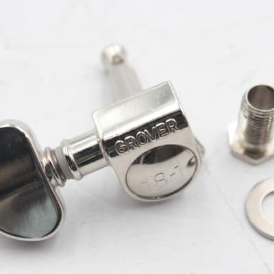 (1) Single Grover 18-1 Nickel Guitar Tuner Tuning Peg w/ | Reverb UK