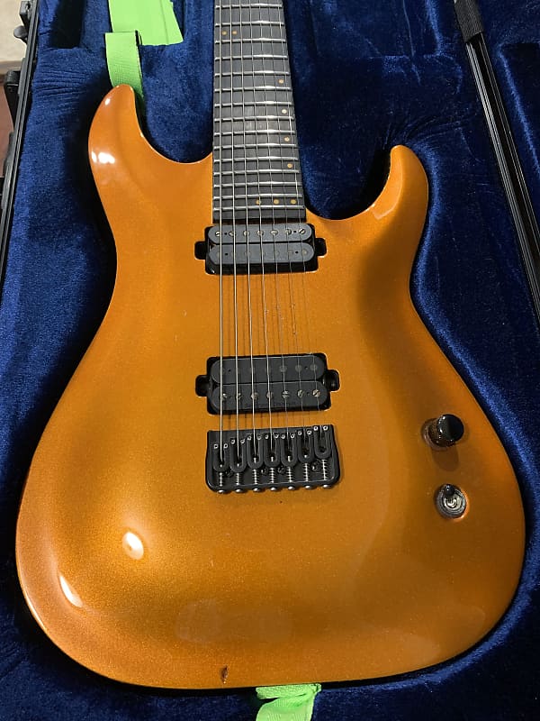 Schecter KM7 Lambo Orange | Reverb