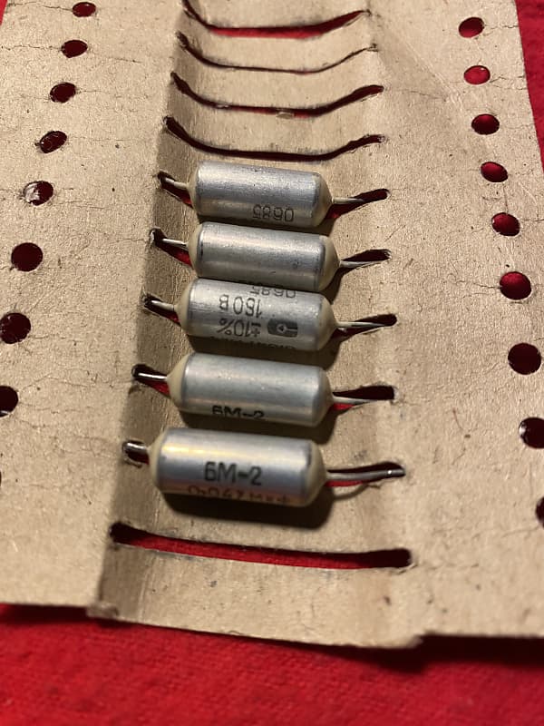 Unbranded Paper in Oil tone Capacitors Unknown Silver | Reverb