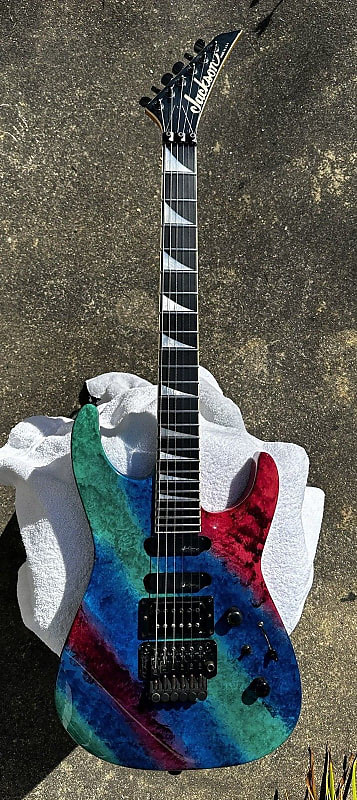 Jackson Fusion Professional 1991 - Rare Coral Sea Finish | Reverb