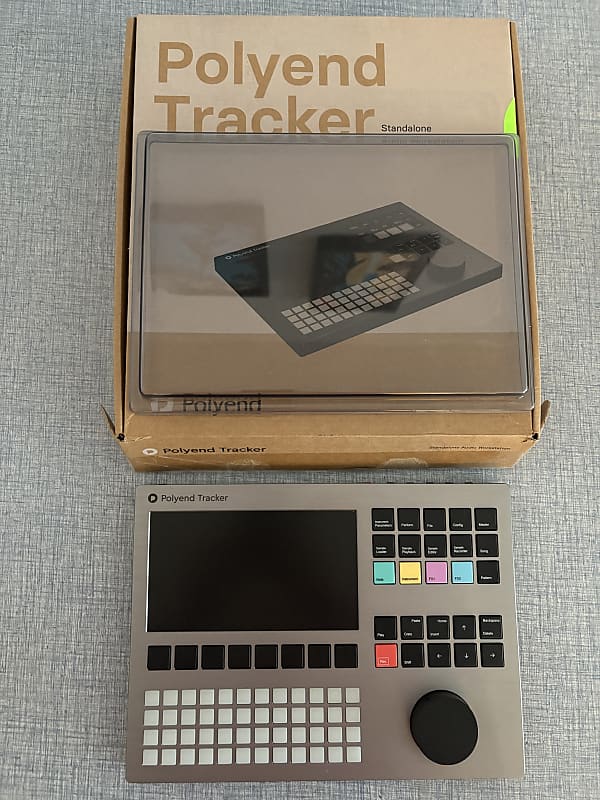 Polyend Tracker Workstation Silver with deck saver and carry | Reverb