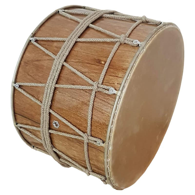 Kurdish Davul Drum diameter 16" with natural calf skin | Reverb
