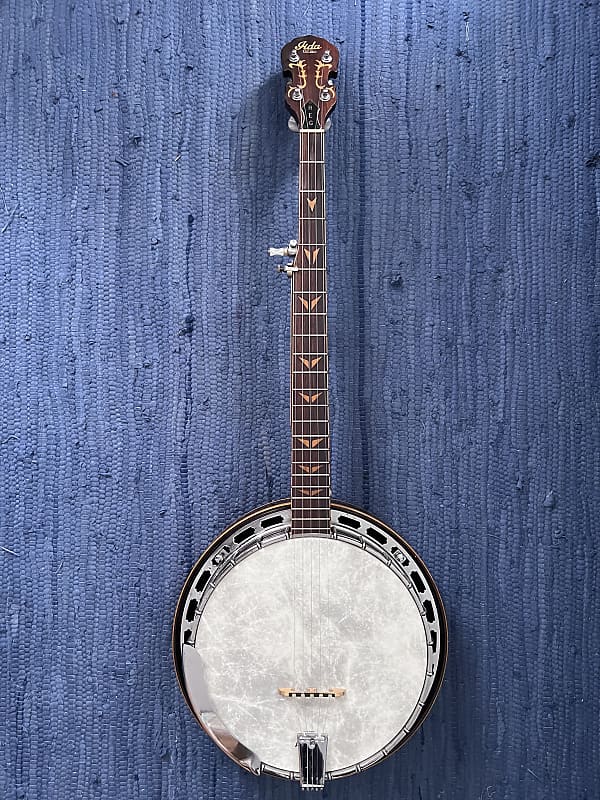 Iida 236 1970s - Brown 5 string resonator banjo | Reverb