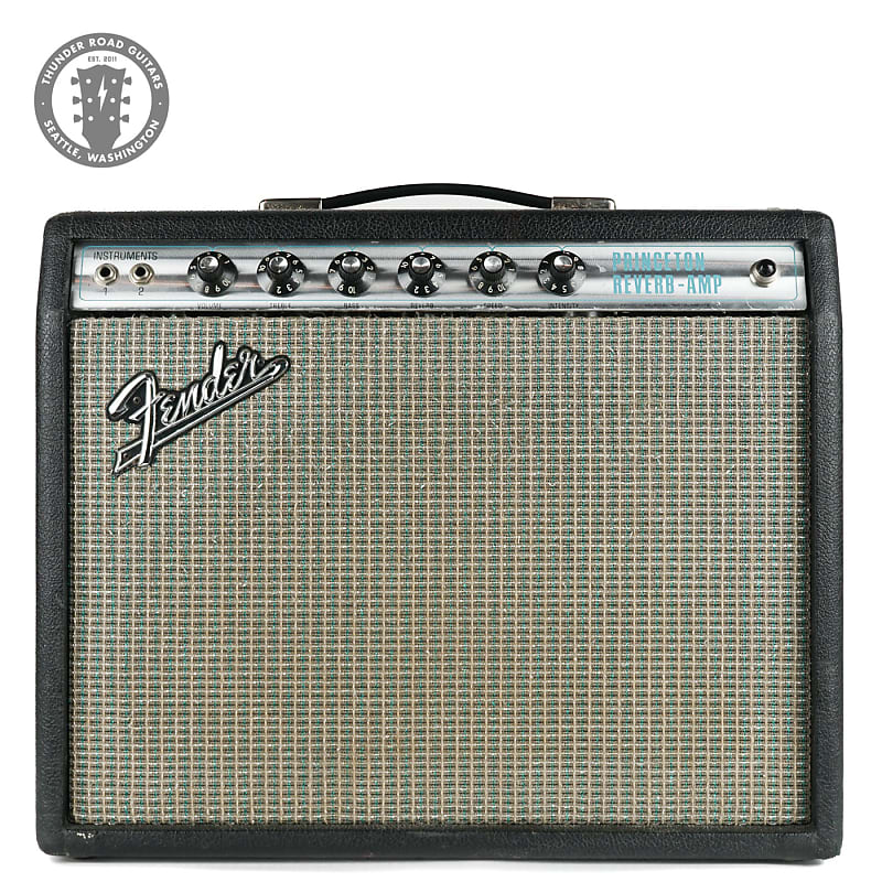 1972 Fender Princeton Reverb Silverface 1x12 Combo | Reverb