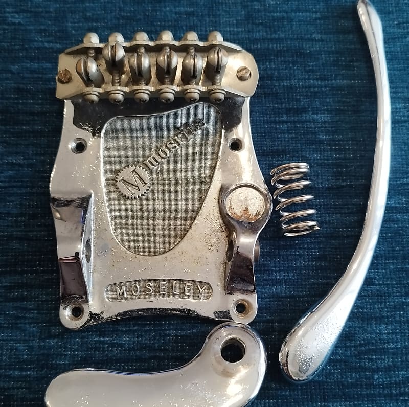 Mosrite vibramute Moseley 1970s - Chrome | Reverb