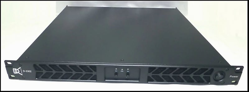 CVR D-3302 Series Professional Power Amplifier One Space 3300 | Reverb