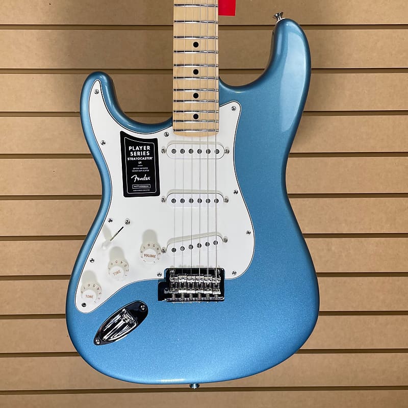 Fender Player Stratocaster Left-handed - Tidepool with Maple | Reverb