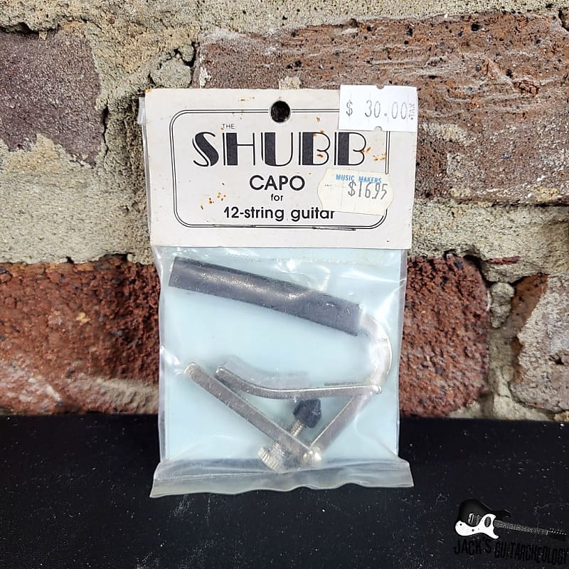 Vintage NOS Shubb U.S.A. Capo (1970s/80s, Chrome) | Reverb