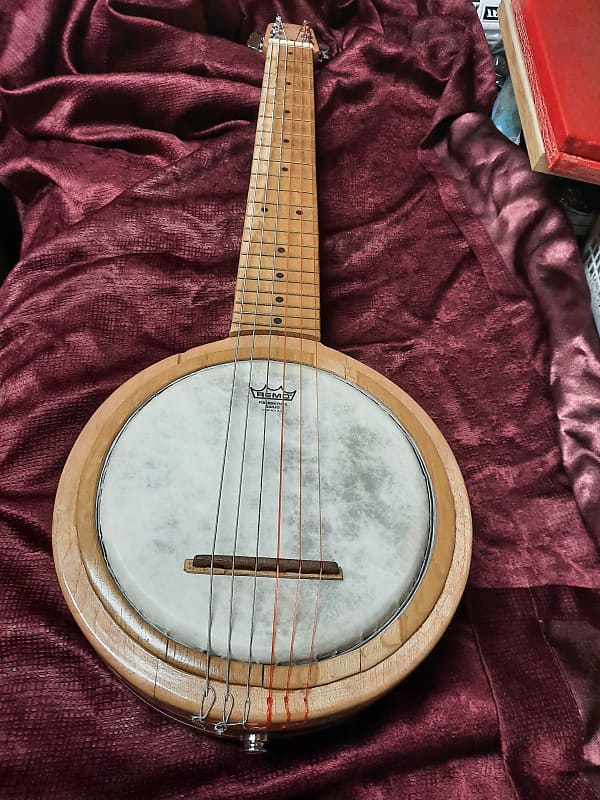 6 String Nylon (Nyl-Gut) String Banjo with Open-Back and | Reverb